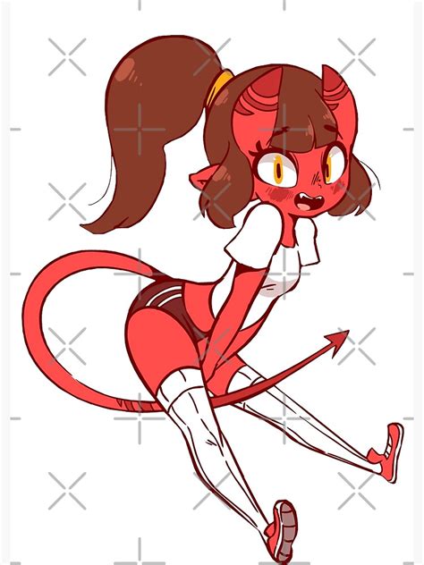 Meru The Cute Succubus Poster By B4zm Redbubble