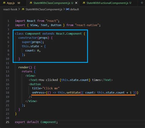 ReactNative React Hooks UseState