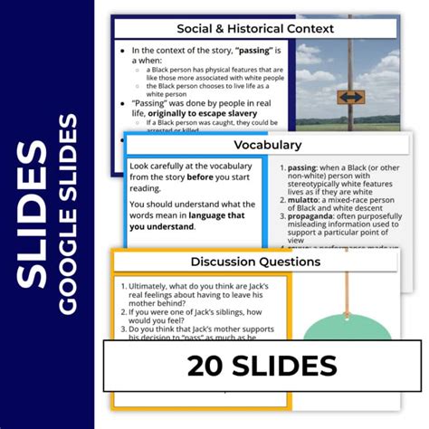 High School Short Story Comprehension Questions Passing By Langston