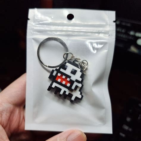 Digimon Bakemon Pixel Art Keychain Hobbies And Toys Toys And Games On Carousell