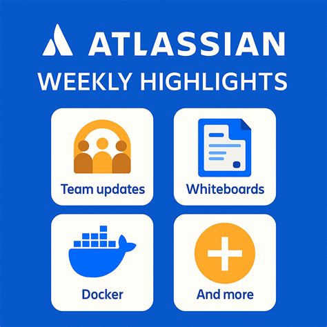 Atlassian Weekly Highlights Team Updates Whiteboards Docker And More Sparxsys Solutions