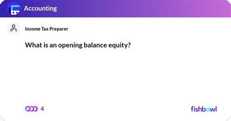 What Is An Opening Balance Equity Fishbowl
