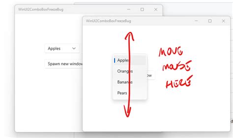 ComboBox On AppWindow Freezes Application In WinUI 2 Issue 7248