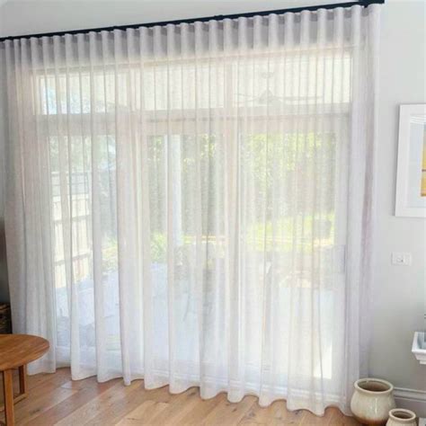 Купити тюль вуаль білий на тесьмі з обважнювачем 150x305 см Текстильна скарбниця «Лара