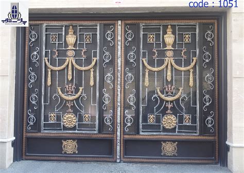 دربهای پارکینگی دو لنگه و تک لنگه فرفورژه و بدون فرفورژه بخش دهم