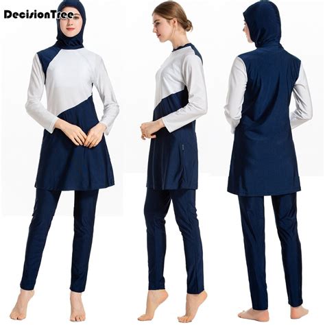 Swimsuit Burkini Muslim Women Modest Swimwear Burq Grandado