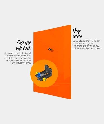Wall Mount Display For Lego® Technic 42083 Bugatti Chiron Sticker