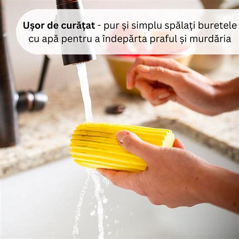 Гъба за почистване на прах Scrub Daddy Damp Duster 11 5 X 6 X 4 см