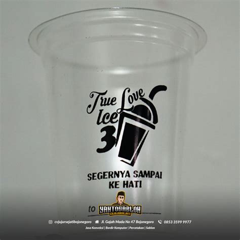 Desain Stiker Gelas Plastik 55 Koleksi Gambar