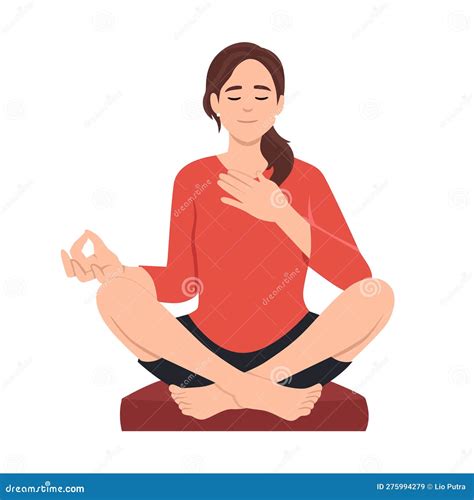 Lifestyle People Emotions Relaxed And Patient Smiling Young Woman