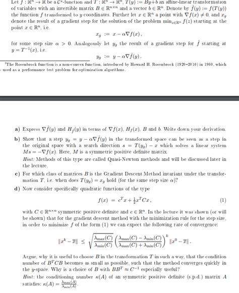 Solved Let Frn→r ﻿be A C2 Function And Trn→rntybyb