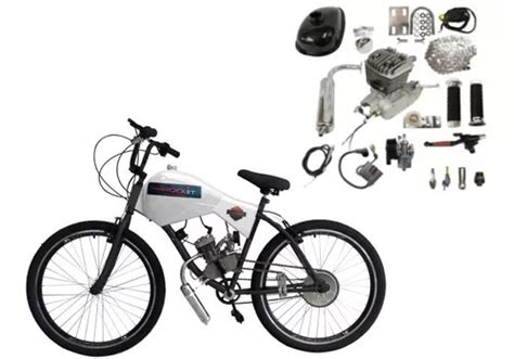 Kit de bicicleta motorizada con tanque de plástico Coroa52 y bicicletas desmontadas color