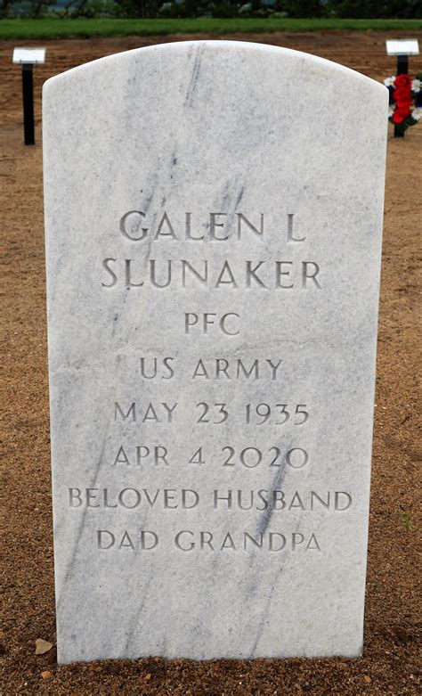 Galen Lowell Slunaker Sr 1935 2020 Find A Grave Memorial