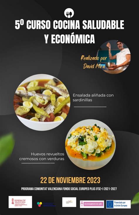 Quinto Curso Cocina Saludable Y EconÓmica Vías Integración Aspe