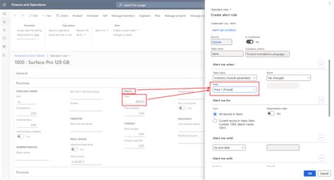 Create Alert Rules One Click In Dynamics 365 Finance Dhrp