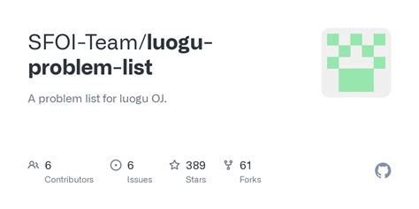 luogu problem list readme md at master · sfoi team luogu problem list
