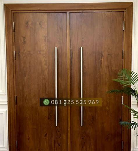 Pintu Kupu Tarung Kayu Jati Minimalis Solid Pintu Jati Kualitas Kayu TPK
