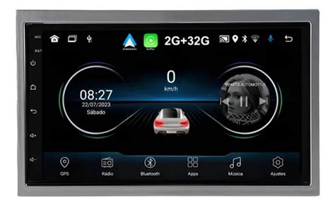 Kit Central Multimidia Android 7 Polegadas Vw Polo Golf Fox Prata Frete Grátis