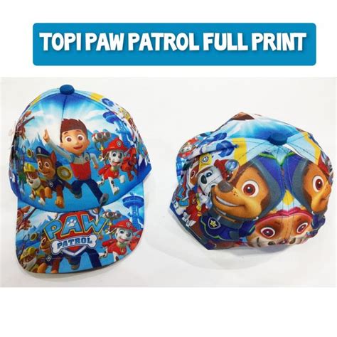 Jual Topi Anak Model Baseball Karakter Kartun Anjing Paw Patrol Full