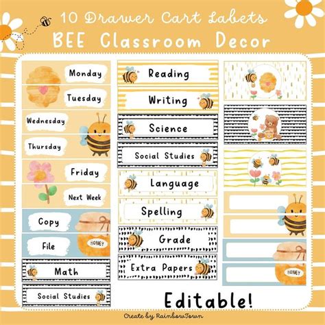 Pin On Bee Themed Classroom