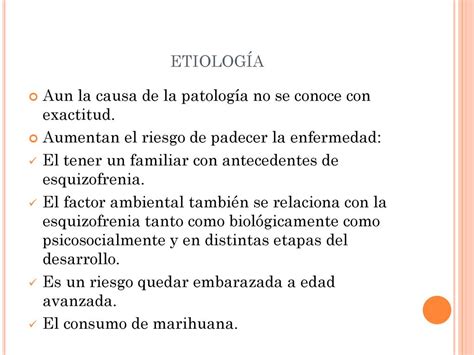 Esquizofrenia Disertantes Verónica Andina Francheska Cid ppt descargar