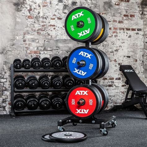 Atx Color Code Full Design Bumper Plates 15 Kg Yellow