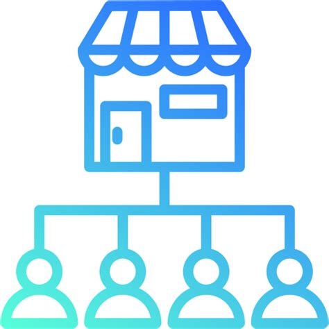Segmentation Generic Gradient Outline Icon