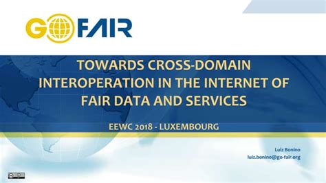 Towards Cross Domain Interoperation In The Internet Of Fair Data And
