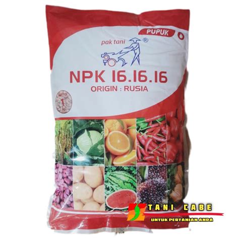 Jual PUPUK NPK PAK TANI MERAH KEMASAN KG ORIGINAL Shopee Indonesia