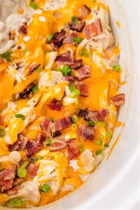 Easy Crack Chicken Crock Pot Recipe Whole Lotta Yum