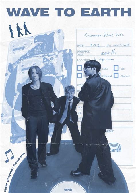 Wave To Earth Poster Graphic Poster Earth Poster Band Posters