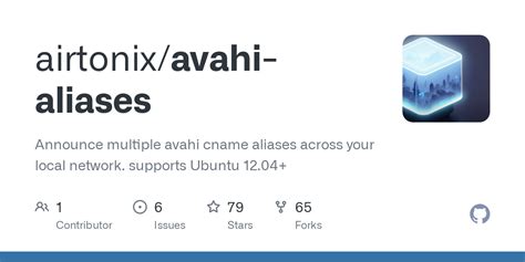 GitHub Airtonix Avahi Aliases Announce Multiple Avahi Cname Aliases