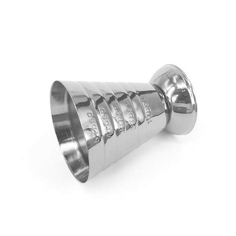 Jayli 75ml Stainless Steel Measuring Shot Cup Ounce Jigger Bar Cocktail