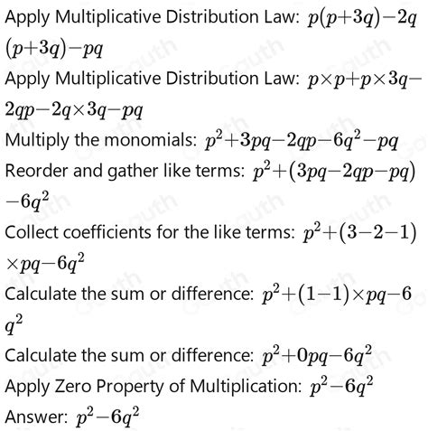Solved Permudahkan P 2q P 3q Pq [algebra]