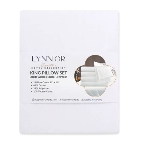 Pillow Set King Pillowcase Tc Each