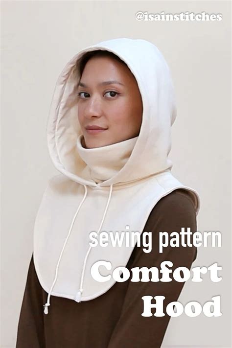 Comfort Hood Balaclava Hat 7 Adult Sizes Pdf Sewing Pattern Hood