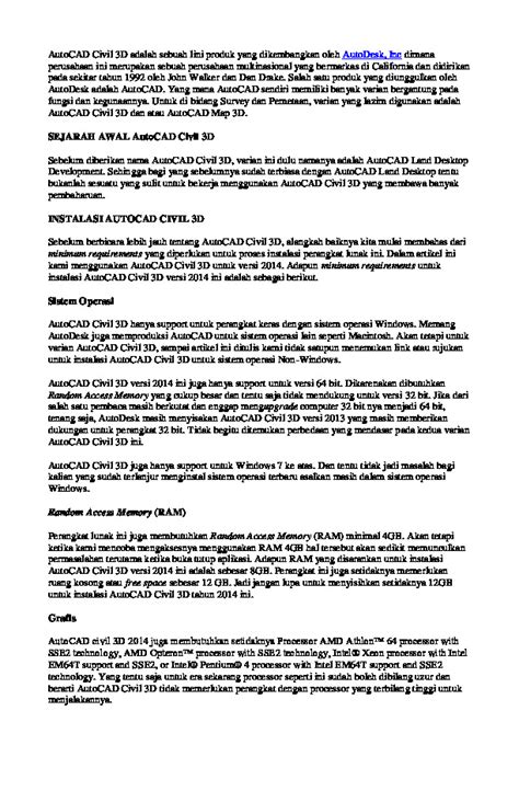 Mengenal Autocad Civil 3d Pdfcoffee Com