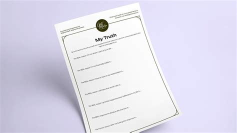 Truth Statements Pdf