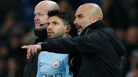 Pep Guardiola Lauds Manchester City Striker Sergio Aguero Ahead Of