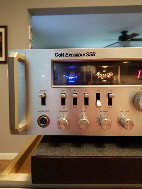 Colt Excalibur SSB AM Rack Model Vintage CB Radio Base Galaxy Manuals
