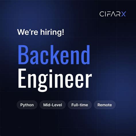 Shaifullah Arfan On Linkedin We Are Hiring Python Backend Mid Level Full Time Remote
