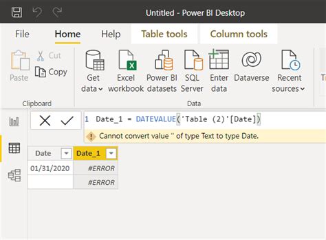 Solved Cannot Convert Value Of Type Text To Type Date Microsoft