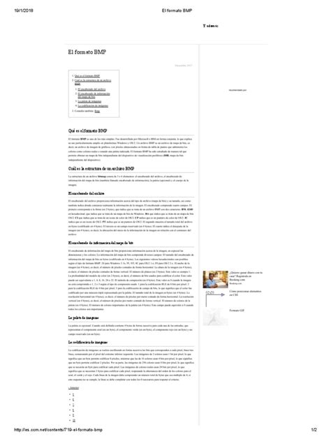 Bmp Format Pdf Píxel Poco