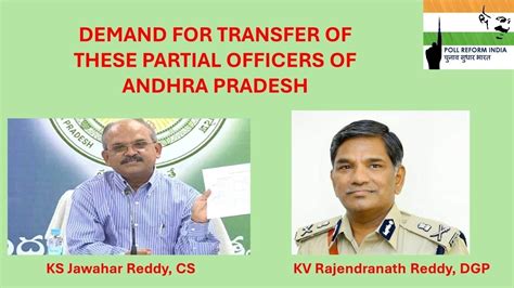 Petition · Transfer Andhra Pradesh Police Boss Dgp And Chief