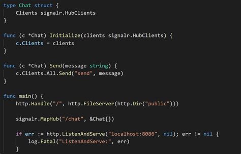Davidfowl On Twitter Its Alive Signalr Golang