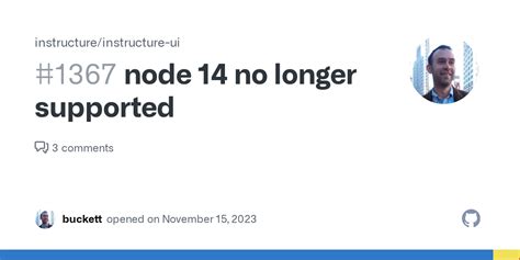 node 14 no longer supported · issue 1367 · instructure instructure ui
