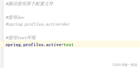7多环境配置（springboot） Csdn博客