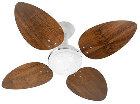 Ventilador Teto Office Jet Venti Delta Branco Pás Imbuia Ventilador de Teto Magazine Luiza