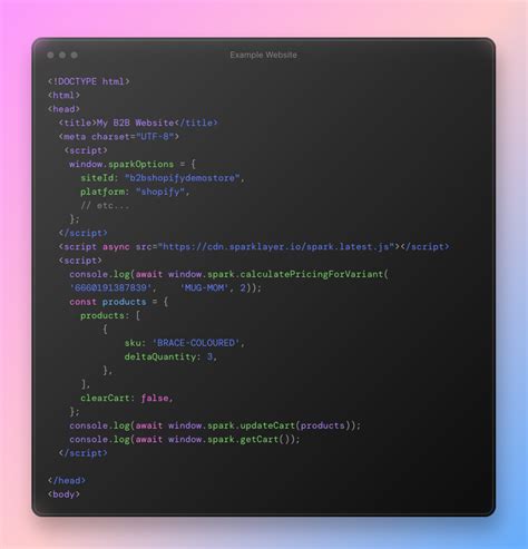 SparkLayer JavaScript SDK Headless SparkLayer Docs