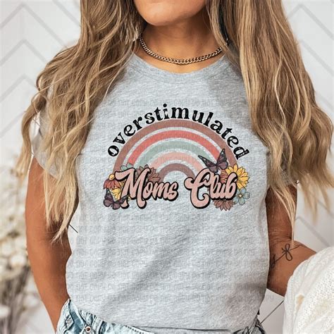 Overstimulated Moms Club Dtf Eh Okay Transfers